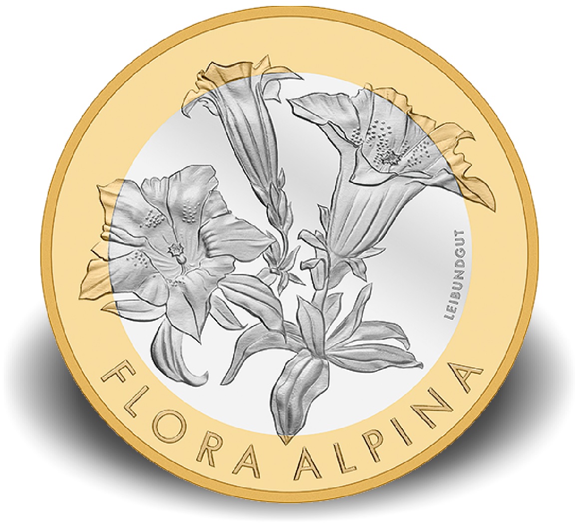 10 CHF Schweiz "Enzian" 2017 CuNi St | DEUTSCHER MÜNZEXPRESS®